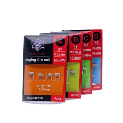 Demon Killer Raging Fire Coils (4pcs/pack) – EciggUAE – Vape shop