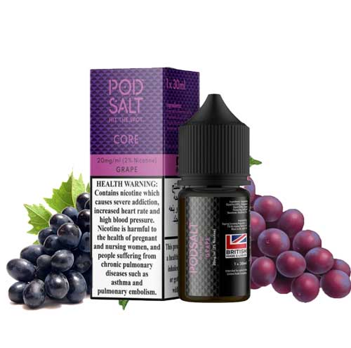POD SALT - GRAPE Salt 20mg – Pod Salt Core Grape in Dubai – EciggUAE
